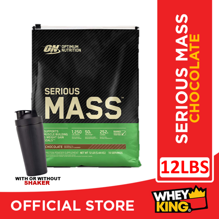 Optimum Nutrition Serious Mass 12lbs with Authentication sticker ...