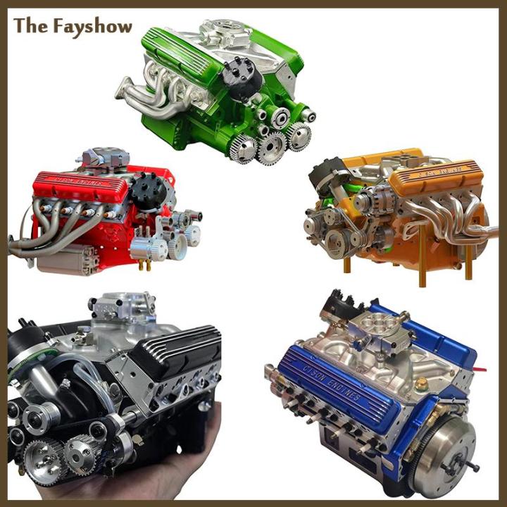 [The Fayshow] Binray Cison V8 Engine Kit Gas Small-Block Engine Model ...