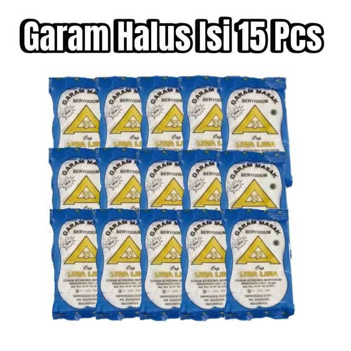 Garam Konsumsi Halus Isi 15 Pcs | Lazada Indonesia