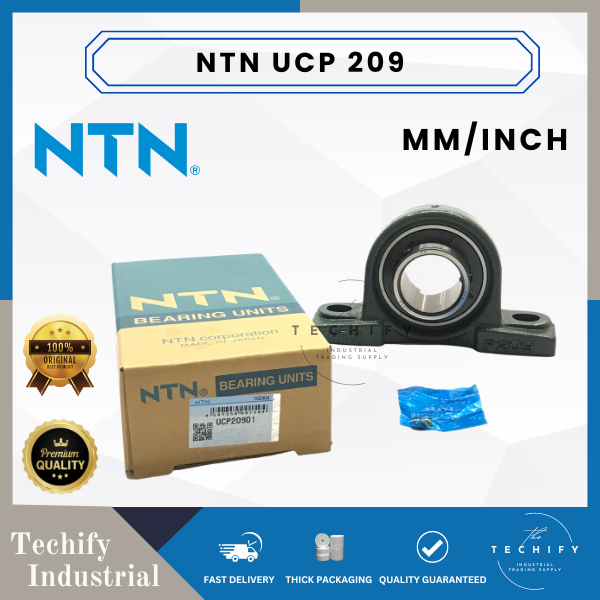 NTN UCP 209 / 209-112 D1 BEARING UNIT WITH SET SCREW 100% ORIGINAL MADE ...