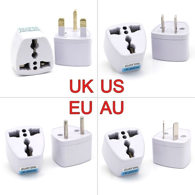 Universal To EU UK US AU SG MY ID PH TH VN Adapter AC Power Travel Plug ...