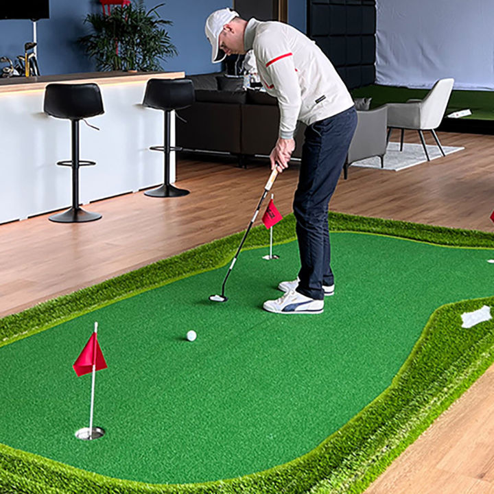 PGM Putting Green Mat Golf Indoor Practice Putting Trainer Golf Matting ...
