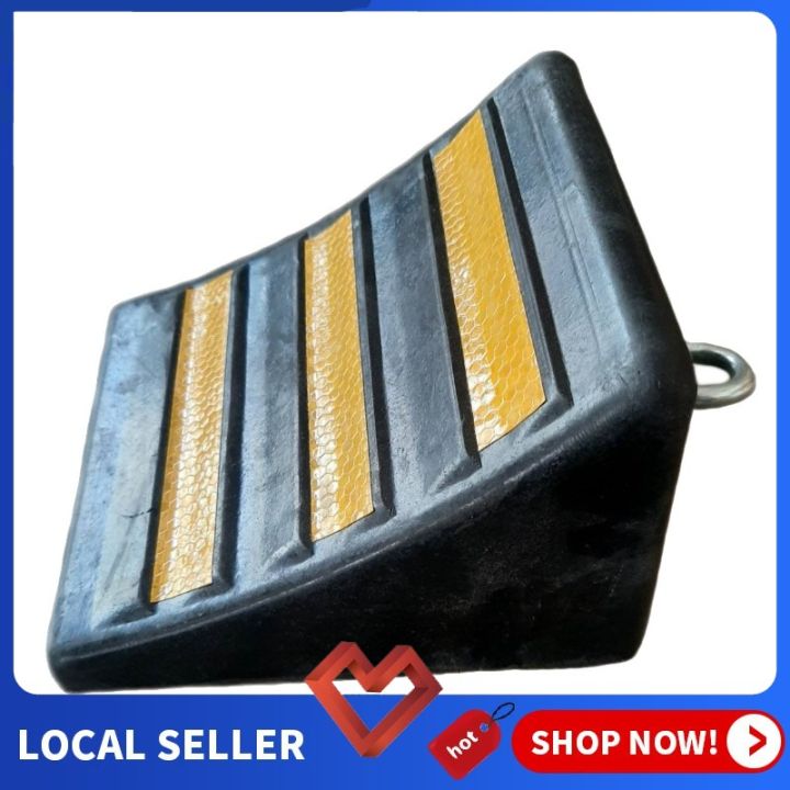 【Fast Delivery】2Pcs Heavy Duty Rubber Car Vehicle Parking Wheel ...