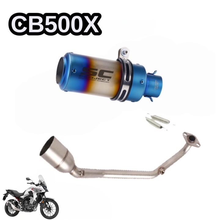ท่อsc project CB500X ครบชุด ทั้งเซต รับประกัน1ปี เสียงลั่นดุ เร้าใจ ไท ...