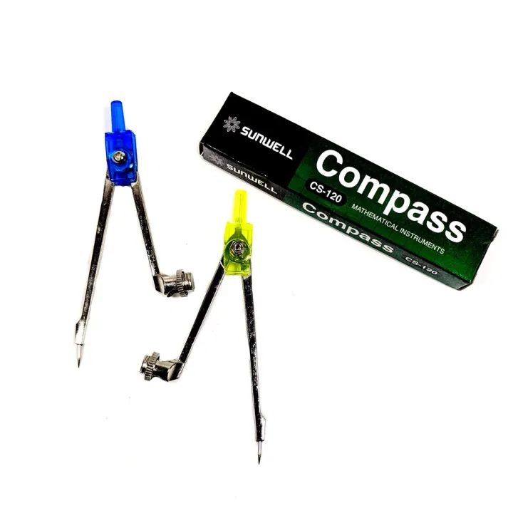 Sunwell Jangka Compass CS-120 / Alat Sekolah / Jangka Sunwell | Lazada ...