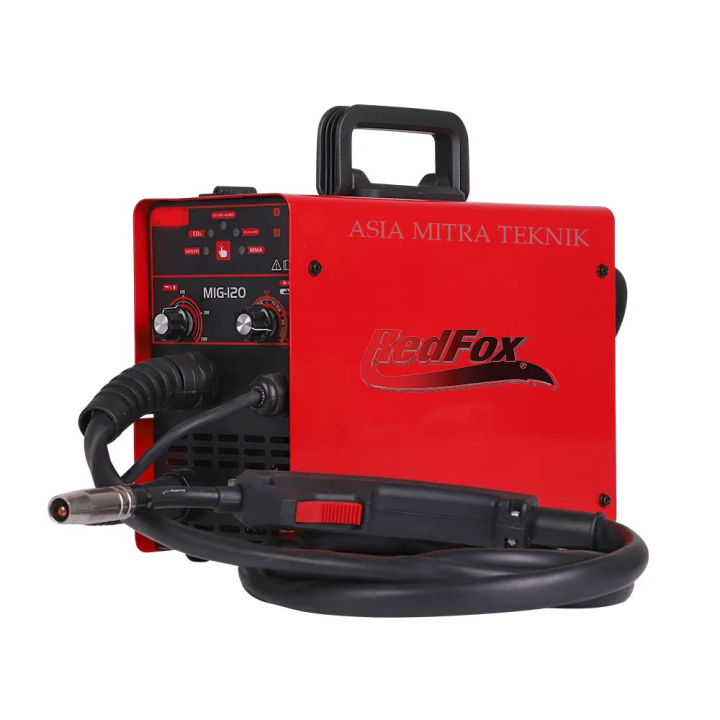 REDFOX MESIN LAS MIG 120 A CO2 TANPA GAS WELDING MIGi GASLESS 120A ...