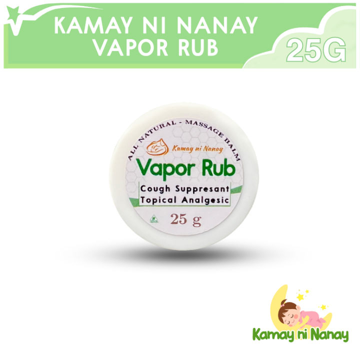 Original Kamay ni Nanay Vapor Rub for baby 25G Organic, Para sa Ubo ...