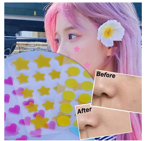 (Harga untuk 1 lembar) Acne Patch solution /Stiker penutup jerawat ...