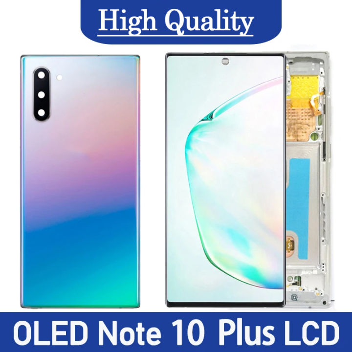 จอ OLED ขนาด6.8นิ้วสำหรับซัมซุงโน้ต10 Plus Note10 + N975 N976B N975W ...