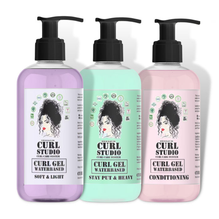 Curl Studio waterbased curl enhancing styling conditioning gels | Lazada PH
