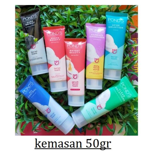 Ponds Facial Foam 50gr Sabun Cuci Muka Ponds Lazada Indonesia