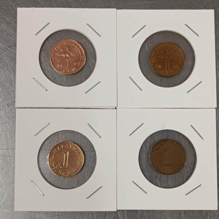 Duit Lama 1 sen Malaysia Coin 1 Cent Siri 1 dan Siri 2 | Lazada