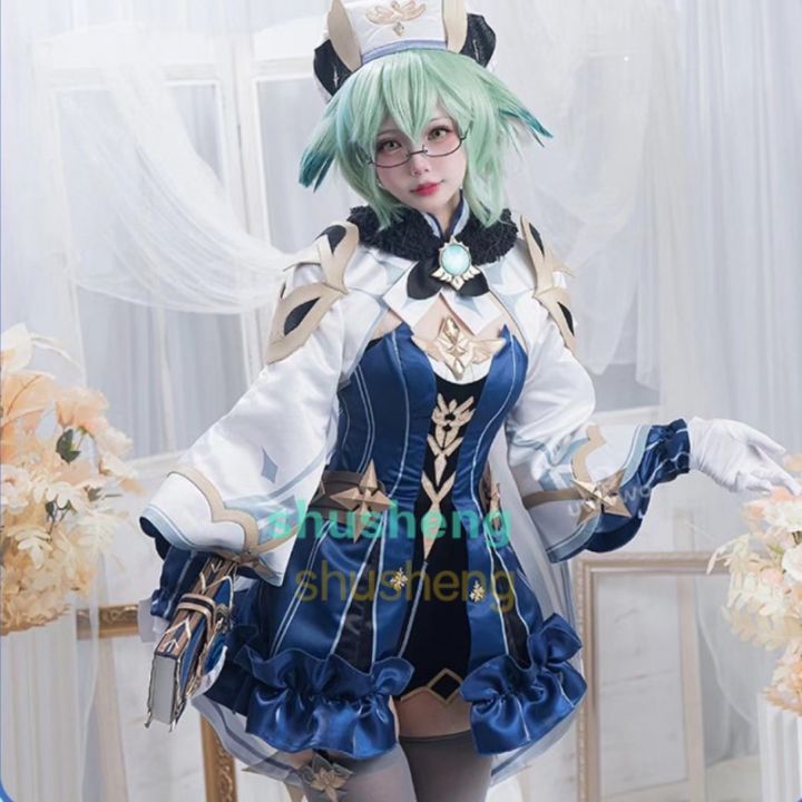 Genshin Sucrose cosplay costume and Sucrose Wig | Lazada PH