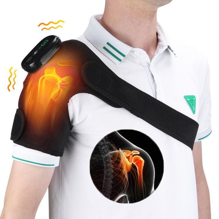 Electric Heated Shoulder Massager Heating Shoulder Pad Thermal ...