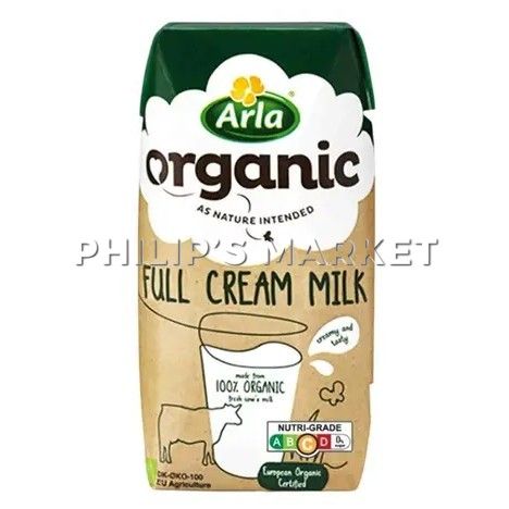 Arla Organic Full Cream UHT Milk 200ml | Lazada Singapore