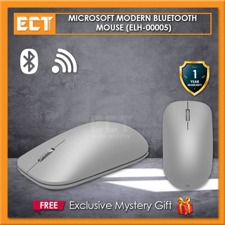 Microsoft Modern Bluetooth Mouse (Silver ELH-00005) | Lazada