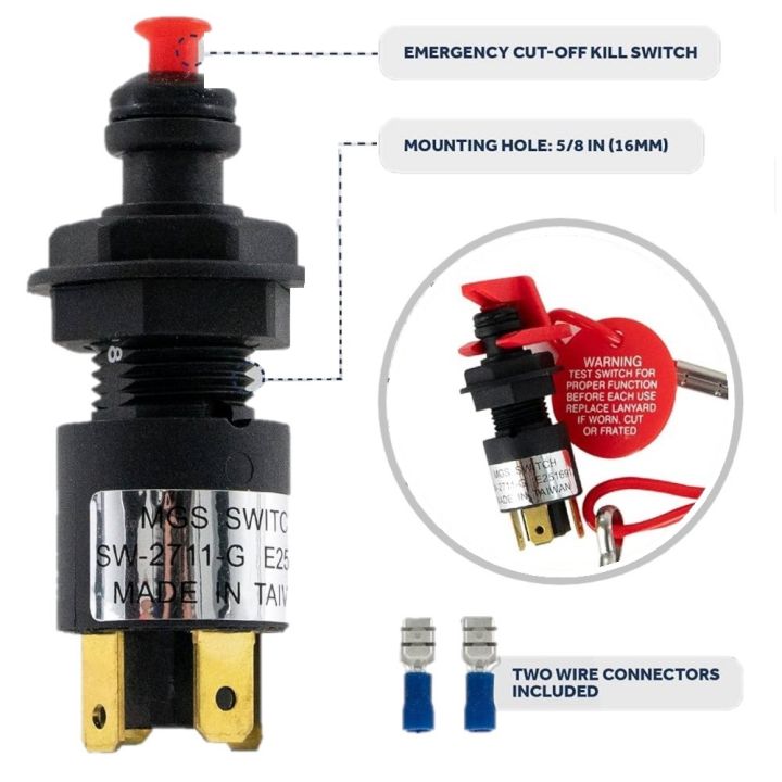 Marine Emergancy Cut Off Switch สวิทช์ฉุกเฉินสำหรับเรือ | Lazada.co.th