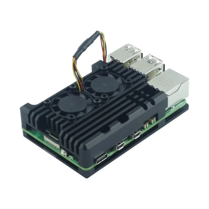 Raspberry Pi 5 Dual Fan Aluminium Case | Lazada.co.th