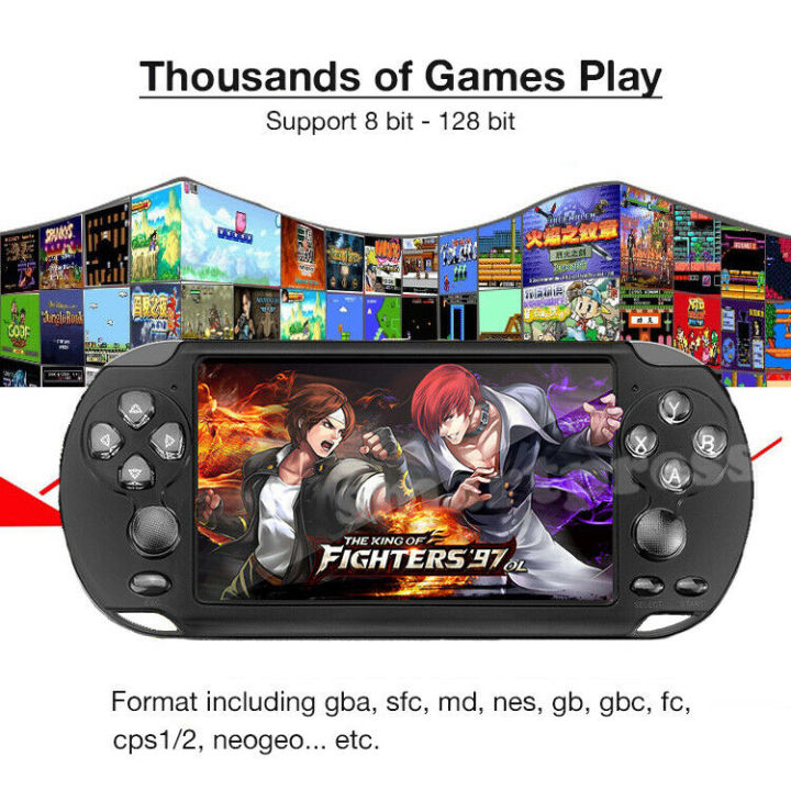 MÁY CHƠI GAME CẦM TAY 3D 5.1 INCH X9-S PSP CHƠI GAME 1000 TRÒ CHƠI PS1 ...