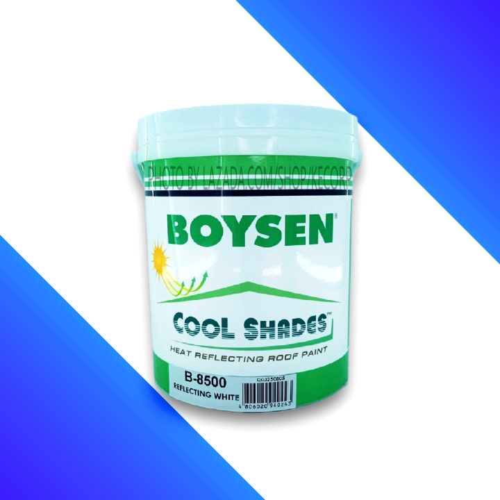 Boysen Roof Paint Waterbased Cool Shade B-8500 White | Lazada PH