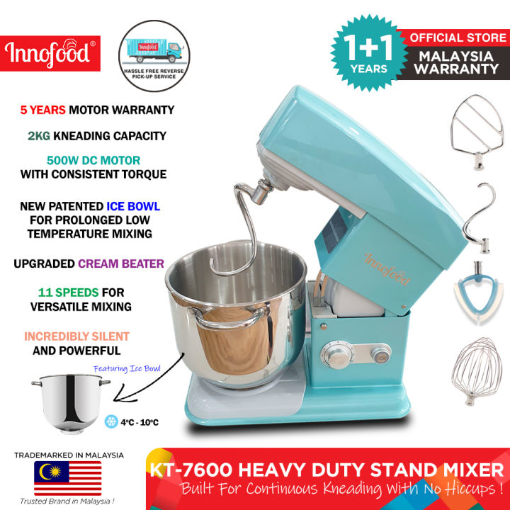 (OFFICIAL STORE) Innofood KT-7600 Heavy Duty Professional 7.0 Litres ...
