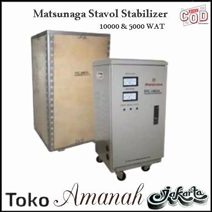 Matsunaga Stavol Stabilizer 10000 Watt 10KVA Penstabil Arus Listrik ...