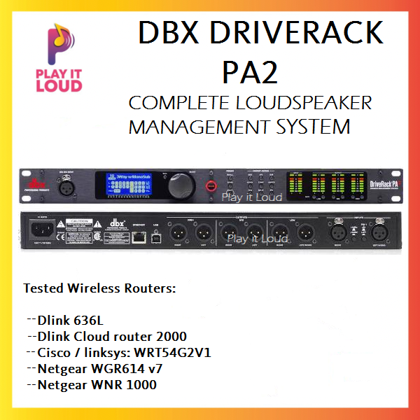 ORIGINAL DBX DRIVERACK PA2 LOUDSPEAKER MANAGEMENT SYSTEM | Lazada PH