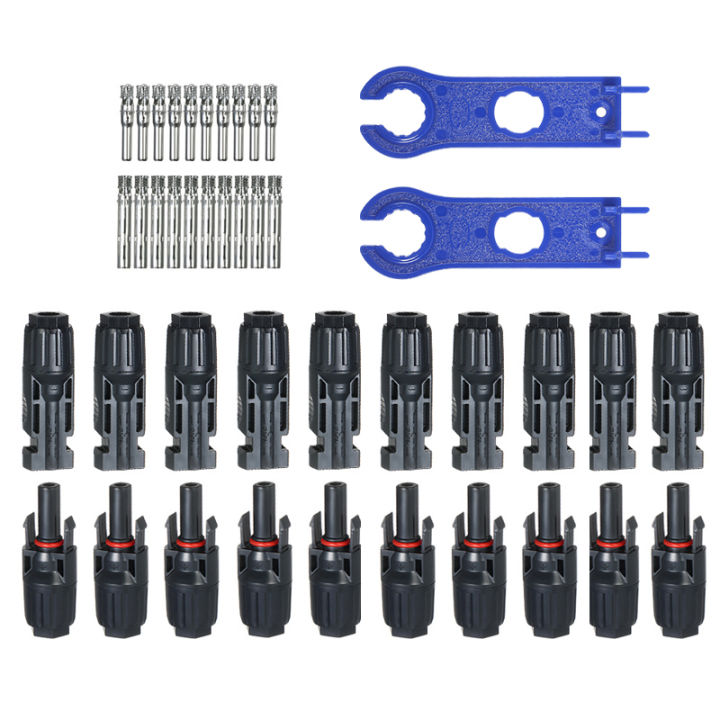 5 10sets Mc4 Connector Solar System 1000v Solar Panel Parallel