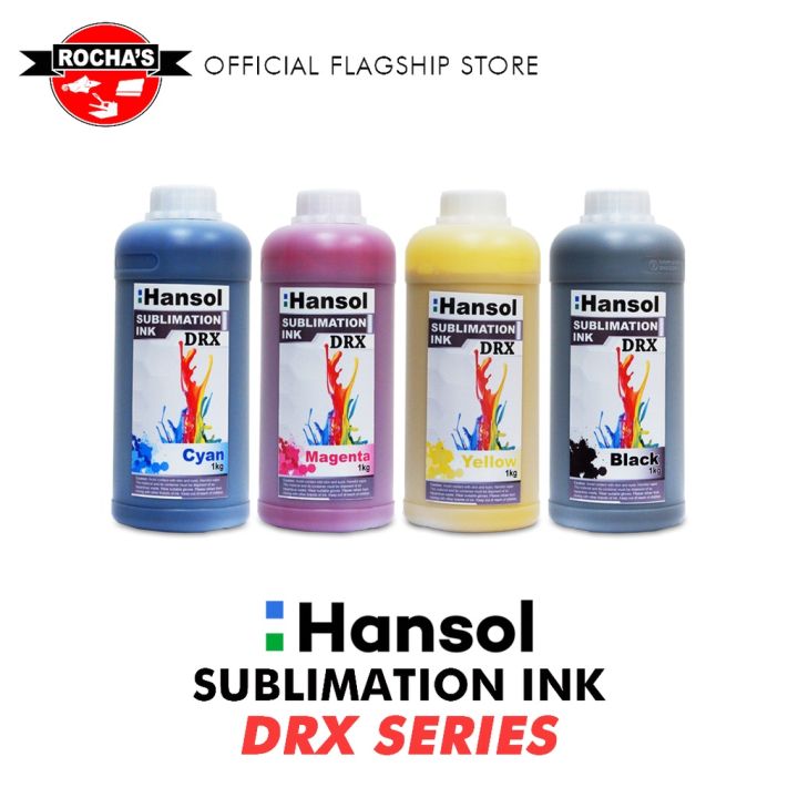 [ROCHA'S] HANSOL SUBLIMATION INK - DRX series 1 LITER | Lazada PH