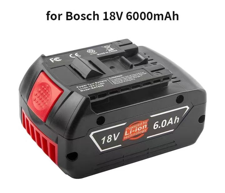 NEW For Bosch 18V 6.0Ah Rechargeable Li-ion Battery 18V Power tool ...