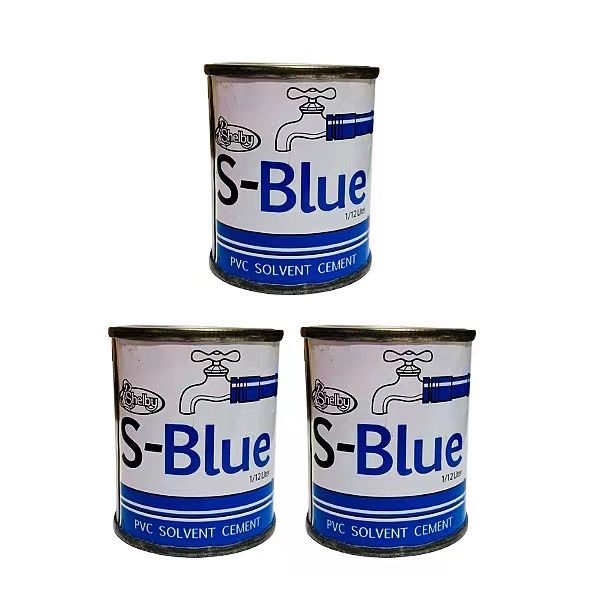 Shelby S-BLUE PVC Solvent Cement 1/12 Liter | Lazada PH