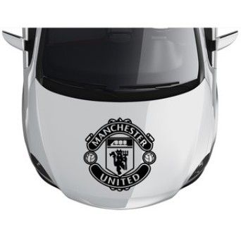MANCHESTER UNITED FAN CAR HOOD STICKER 2 FEET X 1.6 FEET GOOD QUALITY ...