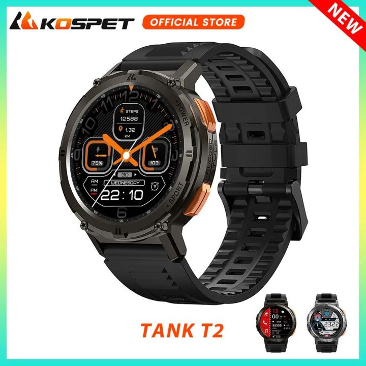 KOSPET TANK T2 Ultra Smart Watch Men Military Smartwatch Women Original ...