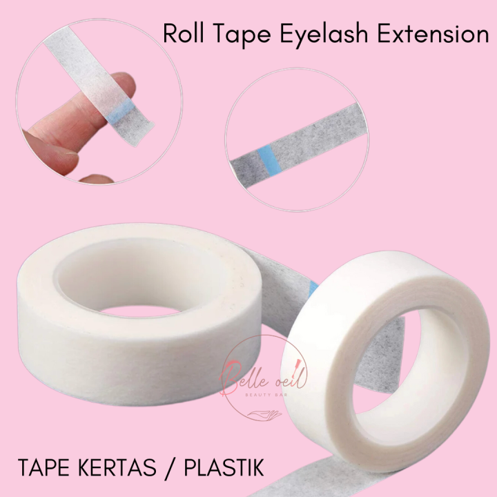 ROLL TAPE KERTAS/ROLL TAPE PLASTIK /EYE TAPE EYELASH EXTENSION ...