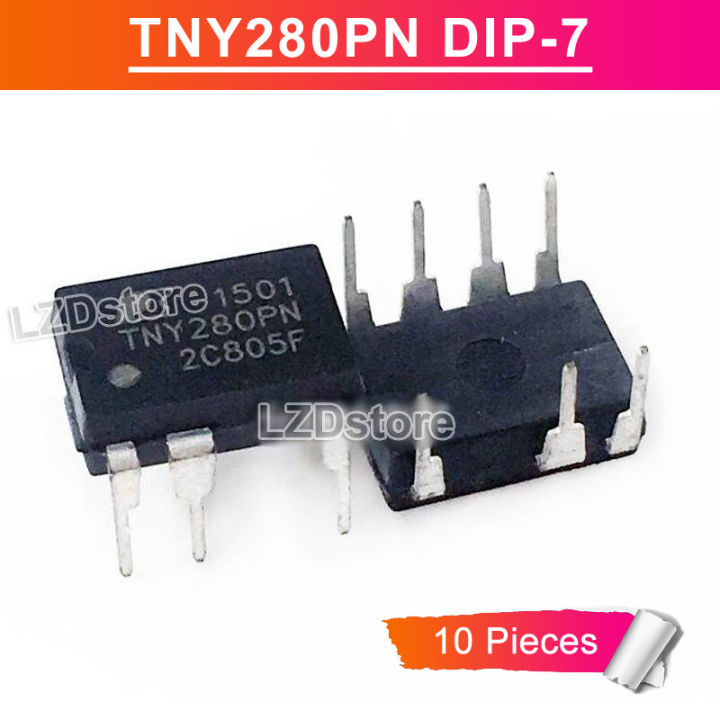 10ชิ้นชิป TNY280PN DIP-7 TNY280P TNY 280 PN ชิปจัดการพลังงานแบบจุ่ม DIP7ของแท้ใหม่ | Lazada.co.th