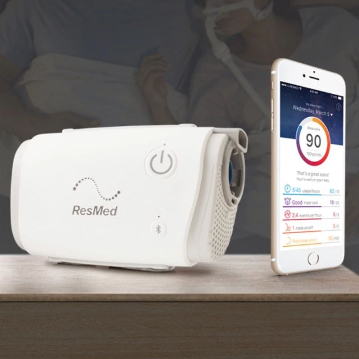 Resmed AirMini Portable CPAP Full Set Auto AirMini Home Bluetooth ...