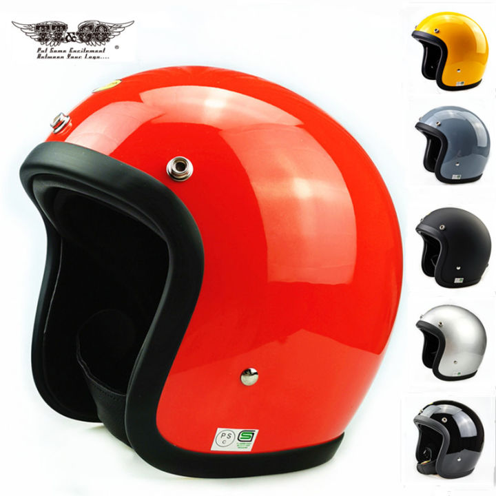 TT&CO Japanese Cafe Racer Vintage Motorcycle Helmet Casco Moto Retro ...