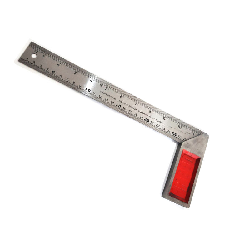 Penggaris Siku Besi Tebal Stainless 12 Inch Sudut Besi Tukang L Pasekon ...