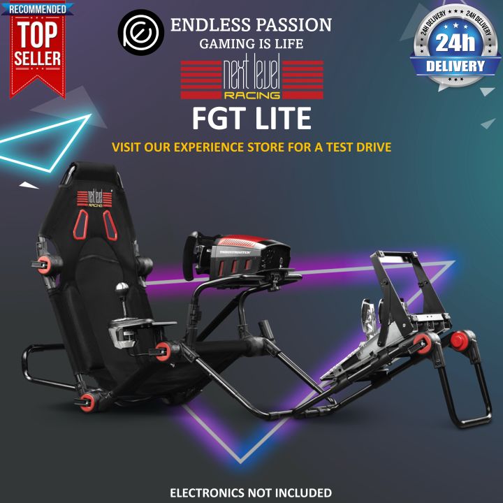 Next Level Racing F-GT Lite Foldable Simulator Cockpit | Lazada Singapore