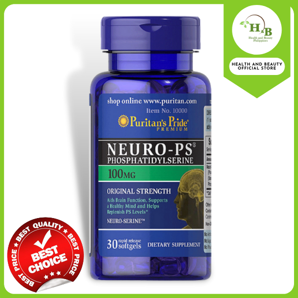 Puritans Pride Neuro-PS Phosphatidylserine for Brain Function, Healthy ...