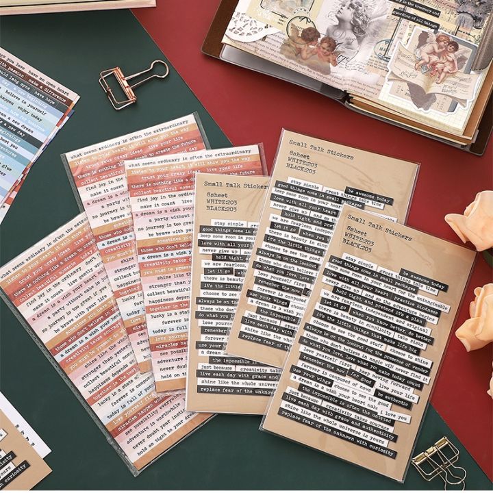 Enwei สติกเกอร์กระดาษวาชิ ขนาดเล็ก สไตล์วินเทจ สําหรับตกแต่งสมุดภาพ 8 ...