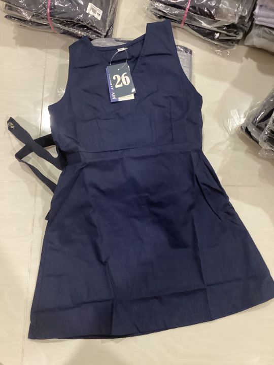 CLEAR STOCK !!! PRIMARY SCHOOL BLUE DRESS UNIFORM ( PINAFORE ) | Lazada