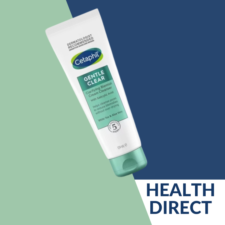 Cetaphil Gentle Clear Clarifying Acne Cream Cleanser 4.2 fl oz (124 ml) | Lazada PH