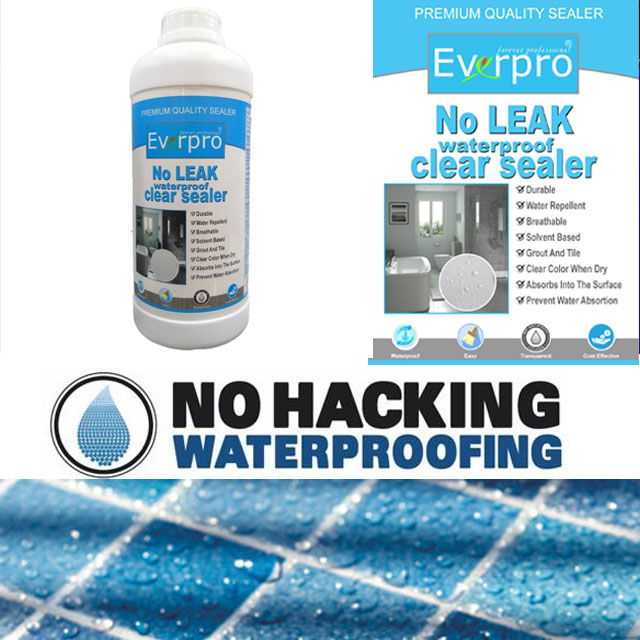 Waterproof Sealer No leak Grout & Tile Transparent Finishing | Lazada