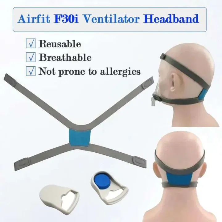 Resmed Airfit F30i Full Mask Replacement Part CPAP Head Band Headgear ...