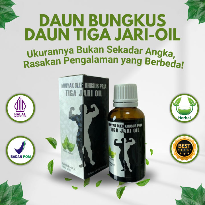 MINYAK DAUN BUNGKUS TIGA JARI-MINYAK PEMBESAR MR.P ORIGINAL HERBAL 100% ...