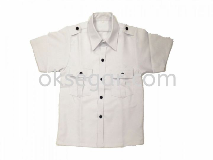 Uniform PBSM Short Sleeve Shirt / Baju Uniform Kokurikulum PBSM Sekolah ...