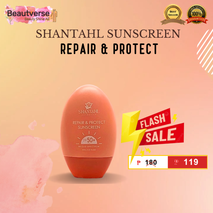 Shantahl Cosmetics Repair & Protect Sunscreen | Sunblock Cream SPF50 ...