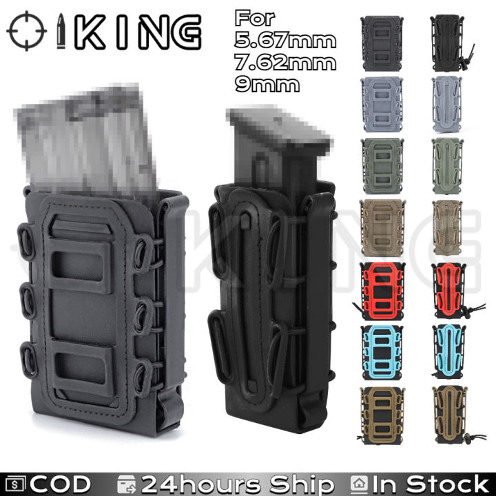 Oiking Tactical Magazine Pouch for 5.56mm 7.62mm 9mm Molle Pi-stol Ri ...