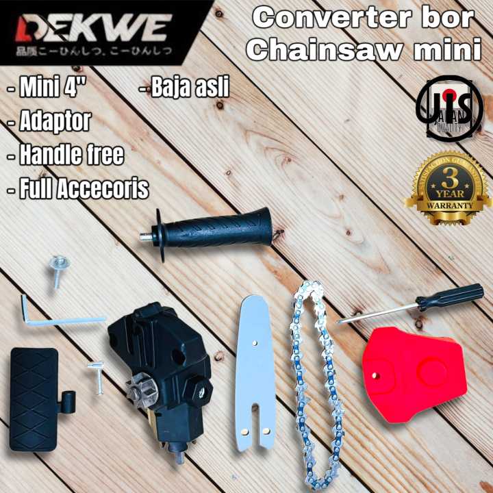 alat pengubah bor ke mesin potong adapter konektor jigsaw kayu besi gergaji DK101 COD | Lazada ...